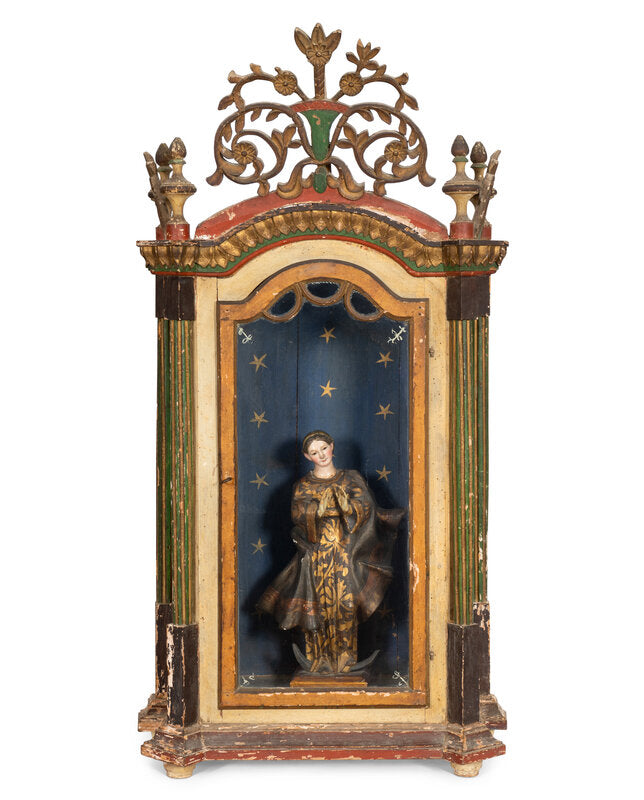 18th Century Spanish Reliquary Cabinet, Excurds Santos – interiorsmarket