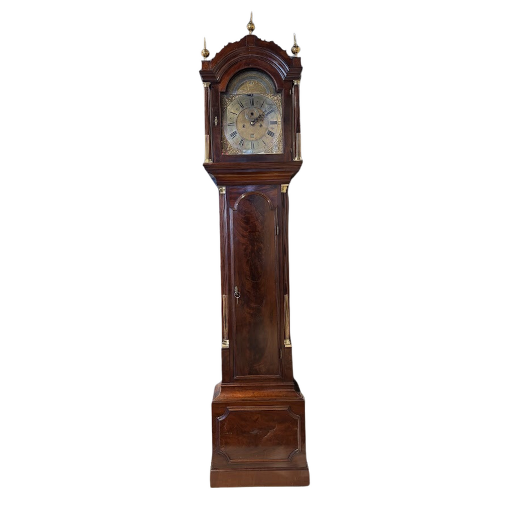 English 18th Century Mahogany 8 Day LongCase Clock, Bell Strike Circa ...
